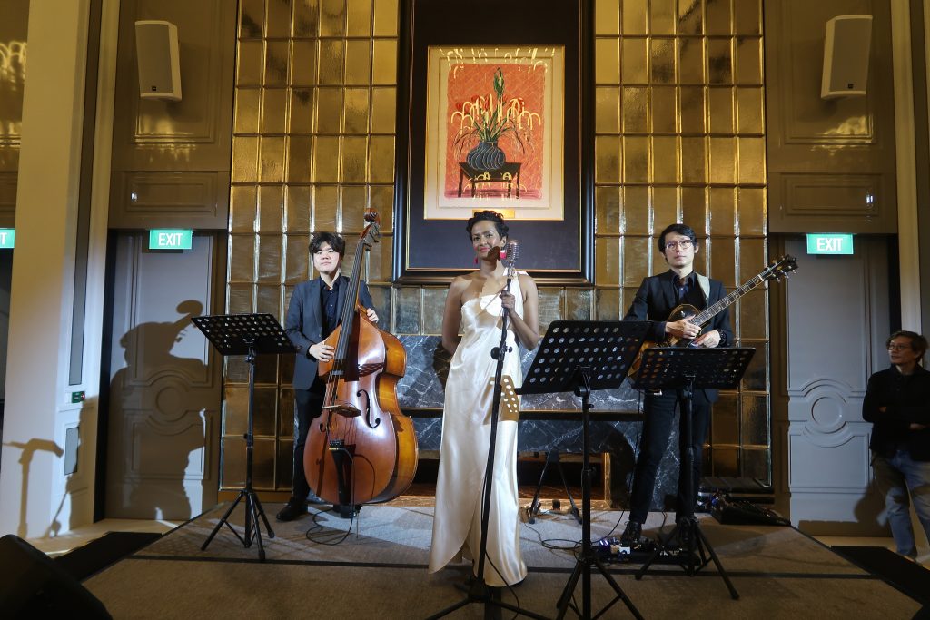 Carol and Band at MILUX Dinner Reception - Vocalise