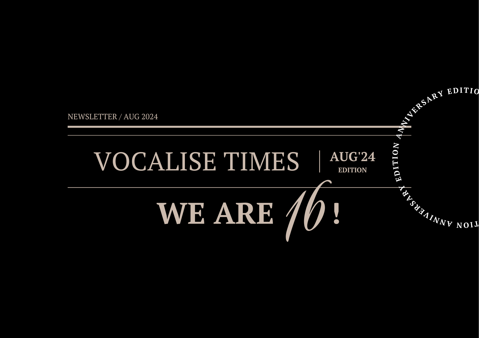 16 Years with Vocalise!